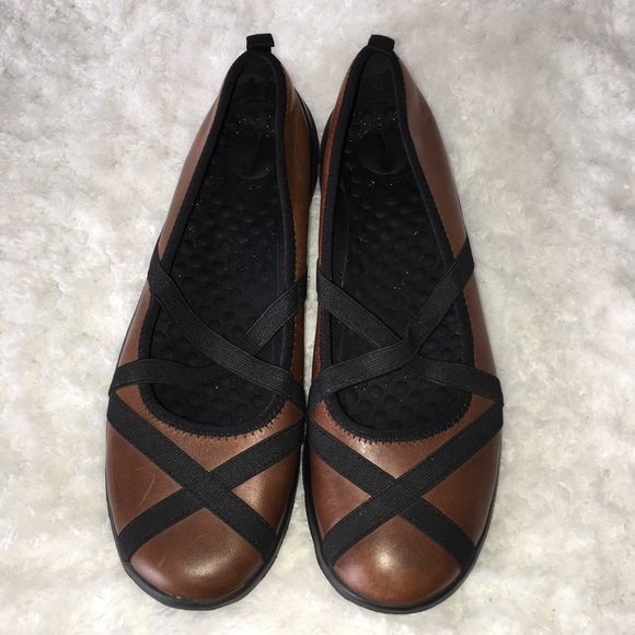 Privo | Shoes | Privo Leather Mary Jane Slip On Flats | Poshmark
